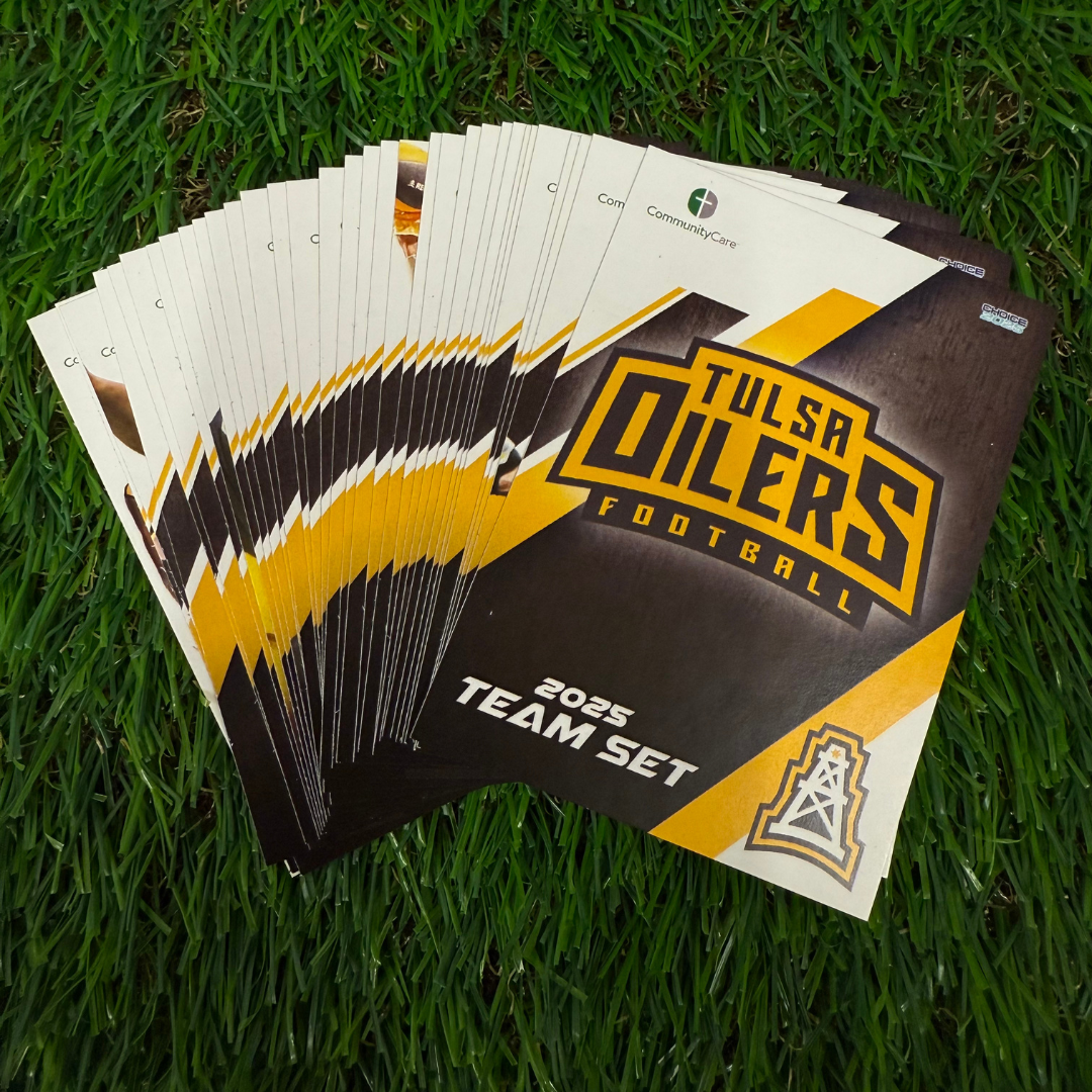 N - 2025 Tulsa Oilers Football Player Card Team Set