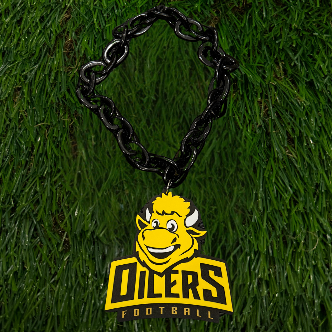 N - Oilers Football Goldie Chain