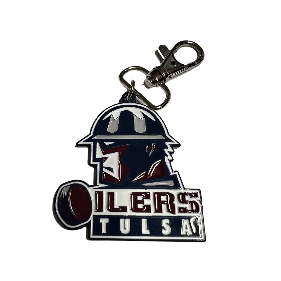 N - Oilers Hockey Metal Primary Keychain | Tulsa Oilers Store