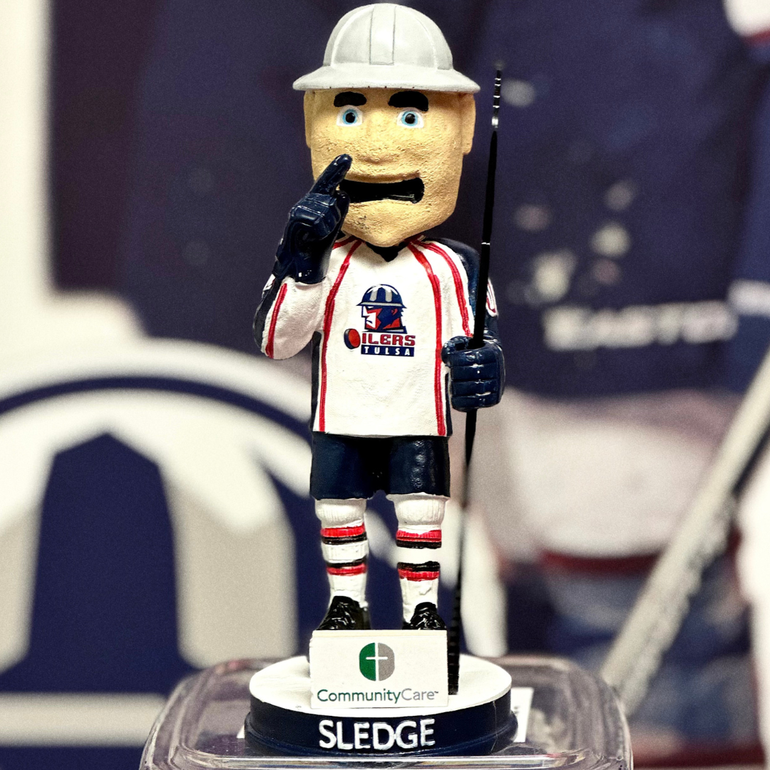 N - Sledge Bobblehead | Tulsa Oilers Store
