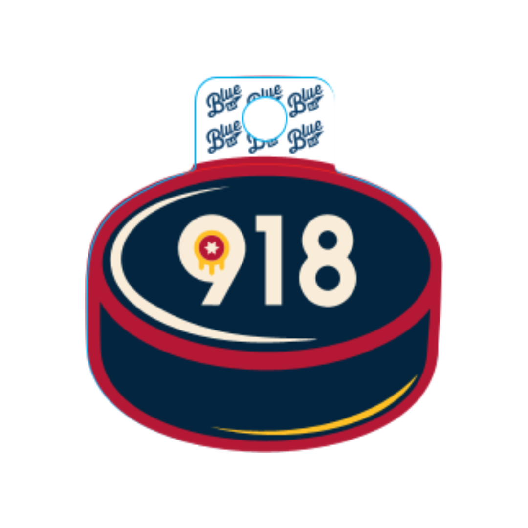 N - 24/25 Tulsa Oilers 918 Puck Sticker | Tulsa Oilers Store