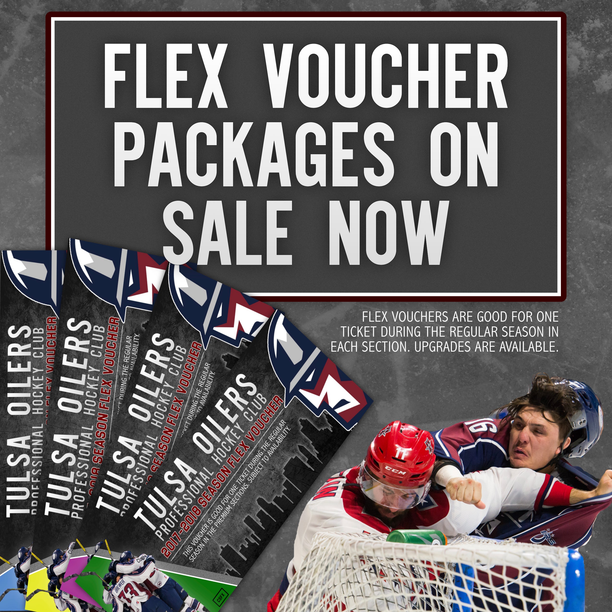 TIX - Fan Zone Flex Ticket - 10 Flex Vouchers | Tulsa Oilers Store